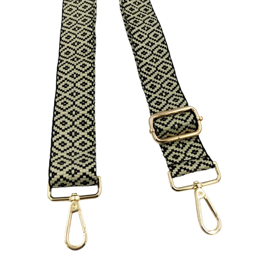 Geometric Tan Handbag Strap - The Holiday Shop